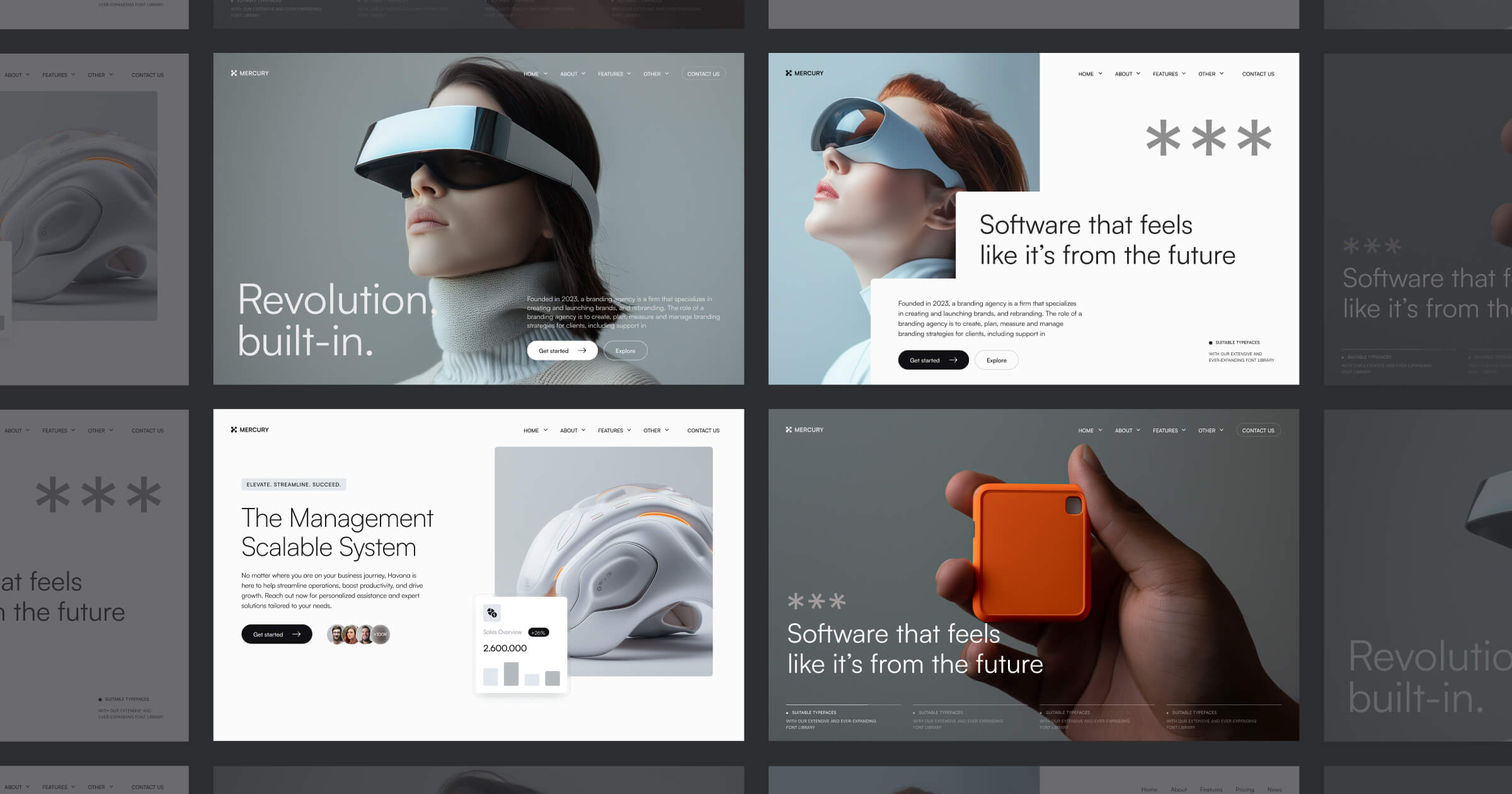 Mercury - Webflow Ecommerce website template